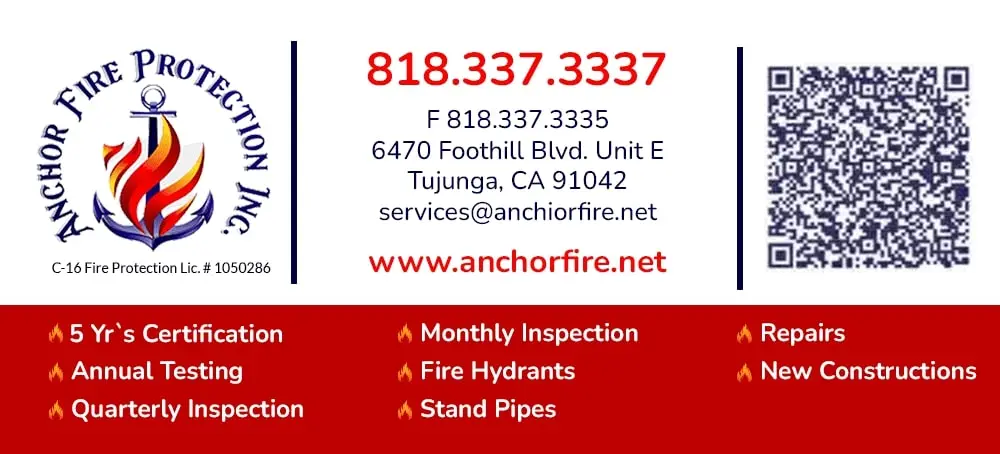 Trusted Fire Protection Company in Los Angeles and OC